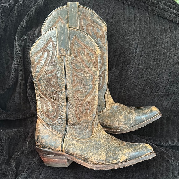 BED|STU | Shoes | Bed Stu Distressed Leather Western Boots Cobbler ...